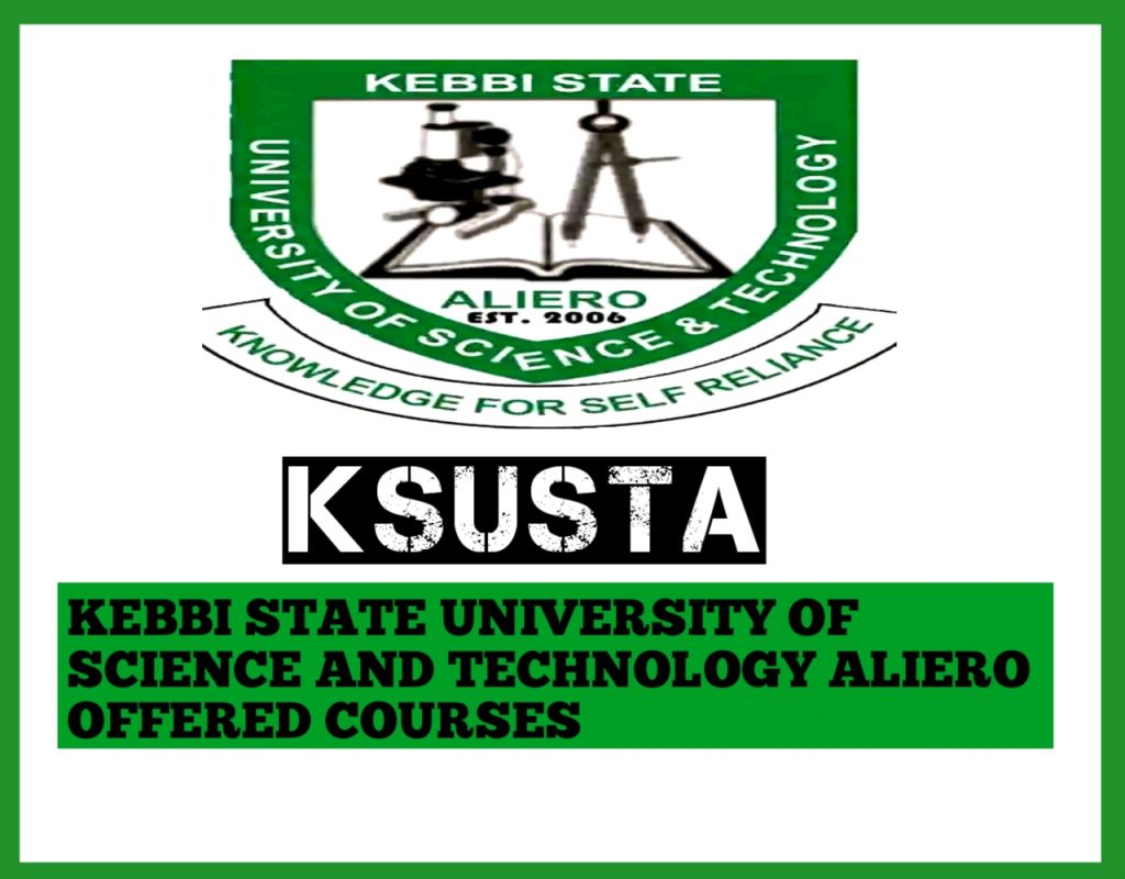 Kebbi State University Of Science and Technology Aliero Courses ...