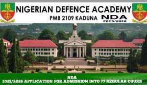 NDA 2025/2026 Application For Admission Into 77 Regular Course - Nigerian Education